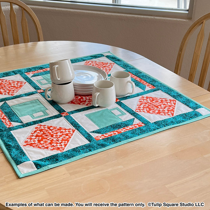 Tulip Square - Patterns for useful household quilted goods